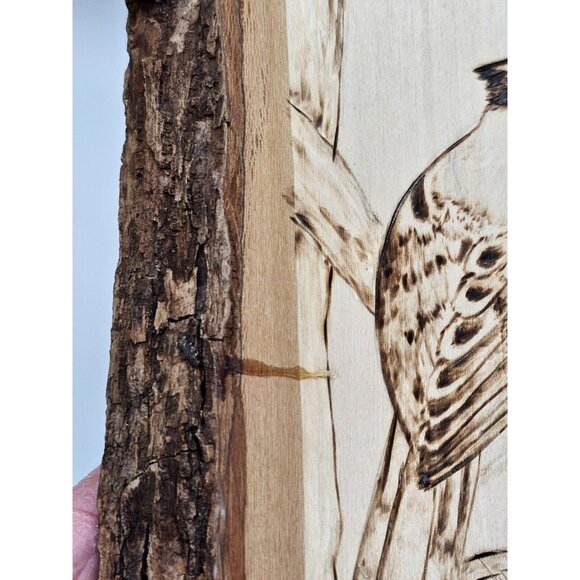 Handmade | Wall Decor | Handmade Pyrography Blue Jay Birds Pair Wooden ...